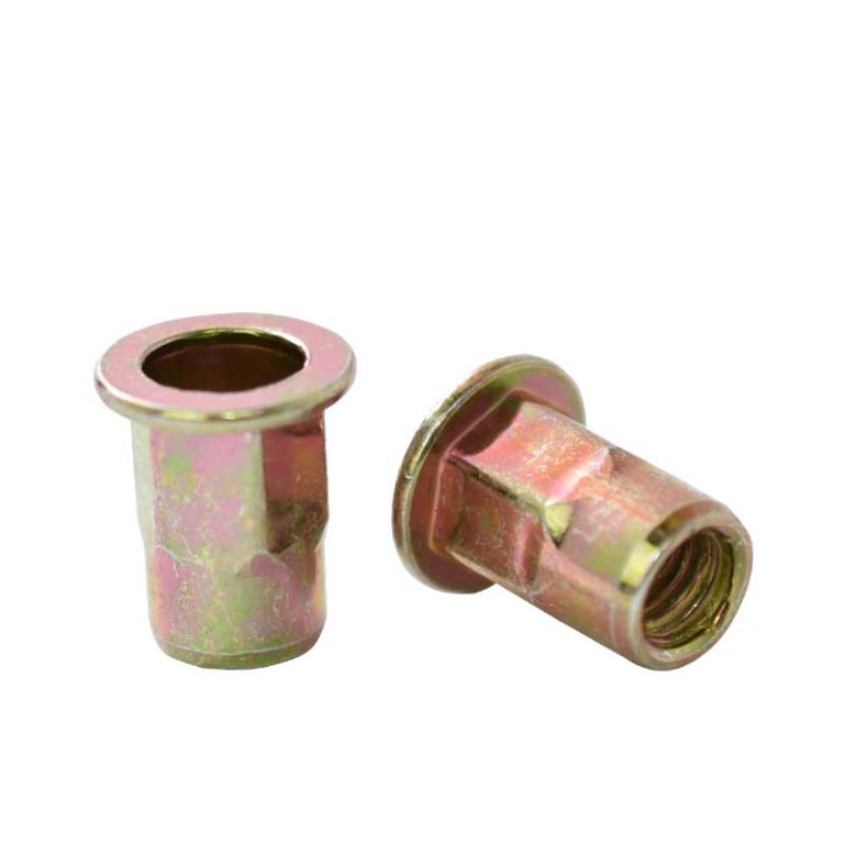 Tuerca Remachable Semihexagonal 1/4 con Cabeza – Tkno Mex