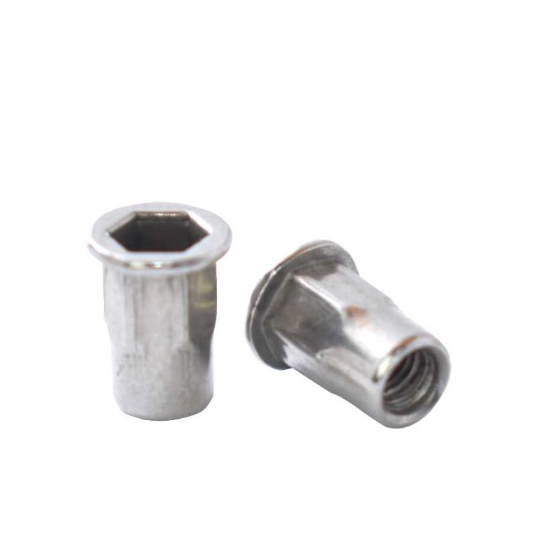 Tuerca Remachable Semihexagonal 1/4 con Cabeza – Tkno Mex